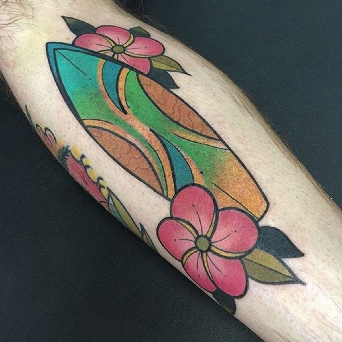 Tattoo uploaded by Hateful Kate • Surfing (via IG—aceshightattoojupiter ...