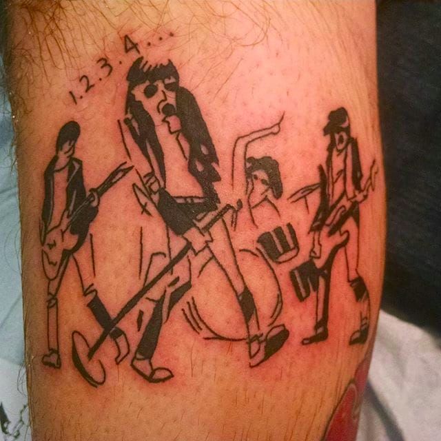 Dee Dee Ramone Tattoos