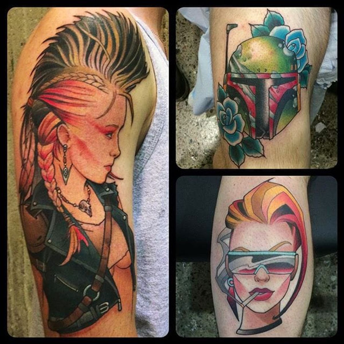 Tattoo uploaded by minerva • Punk 80s girls tattoo by @mileskanne # ...