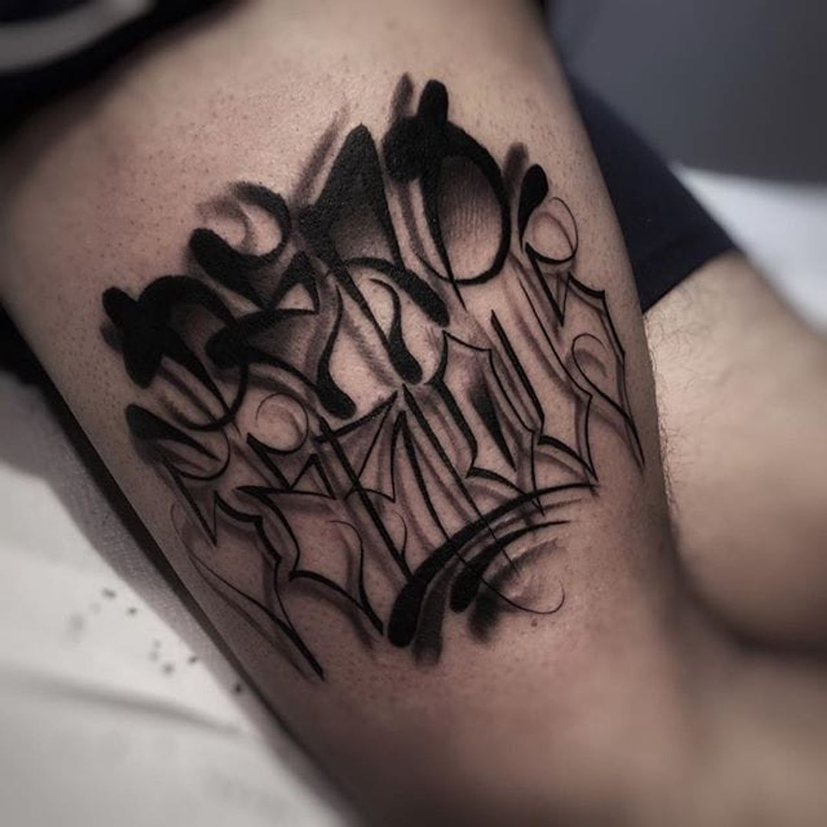 Tattoo uploaded by Robert Davies • Lettering Tattoo by Web MC # ...