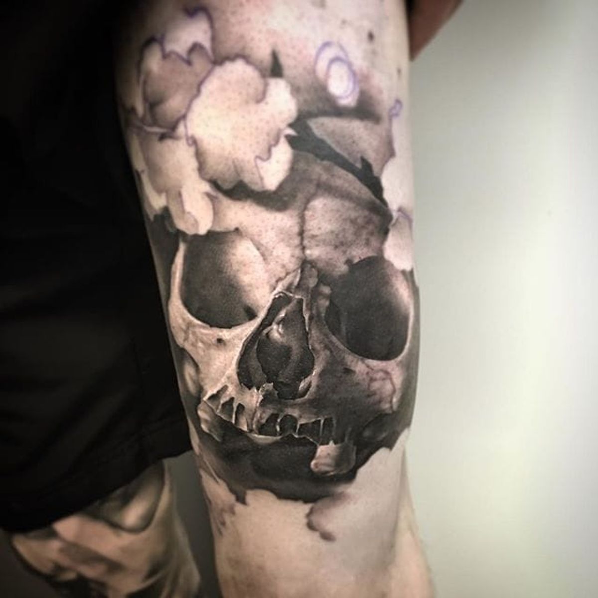 Tattoo uploaded by Ross Howerton • A toothless and jawless skull from ...