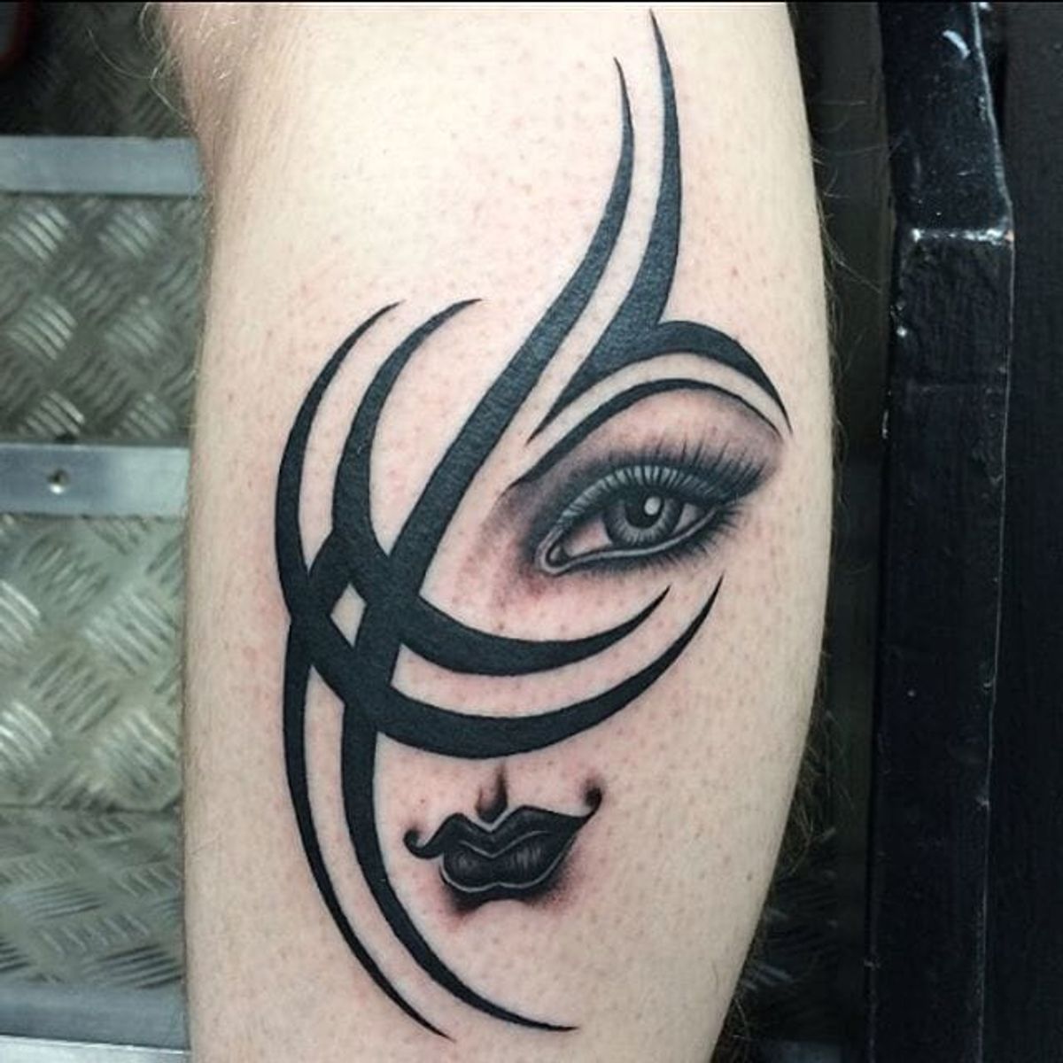 Tattoo uploaded by Tattoodo • Tribal babe by Sarah Carter Schor # ...