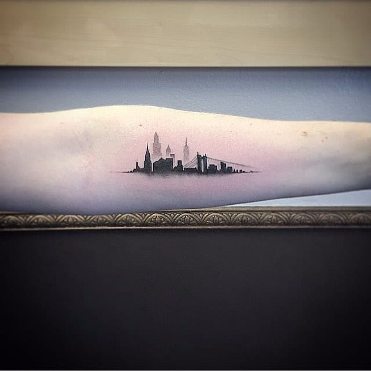 Tattoo Uploaded By Xavier San Francisco Skyline Tattoo By East Iz