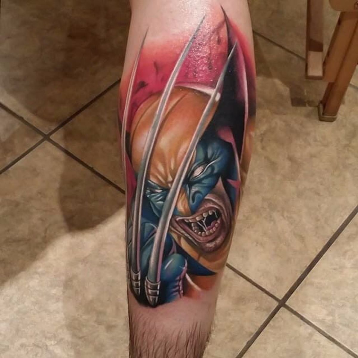 Tattoo uploaded by Stacie Mayer • Wolverine tattoo by Poch Tattoos. # ...