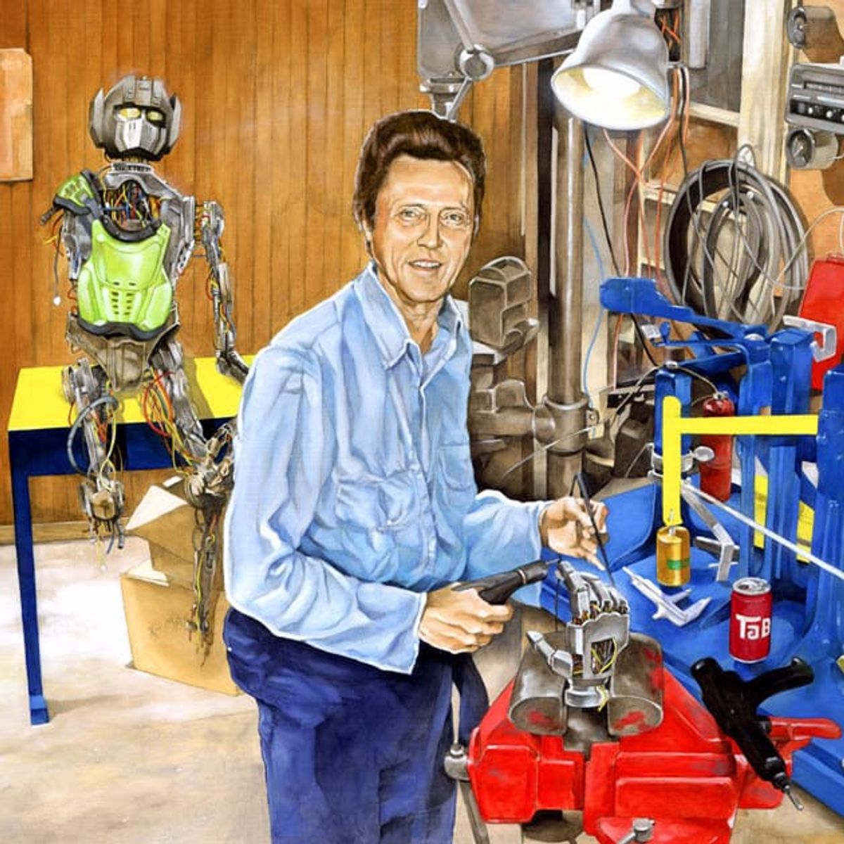 Tattoo uploaded by Ross Howerton • Christopher Walken hanging out in ...