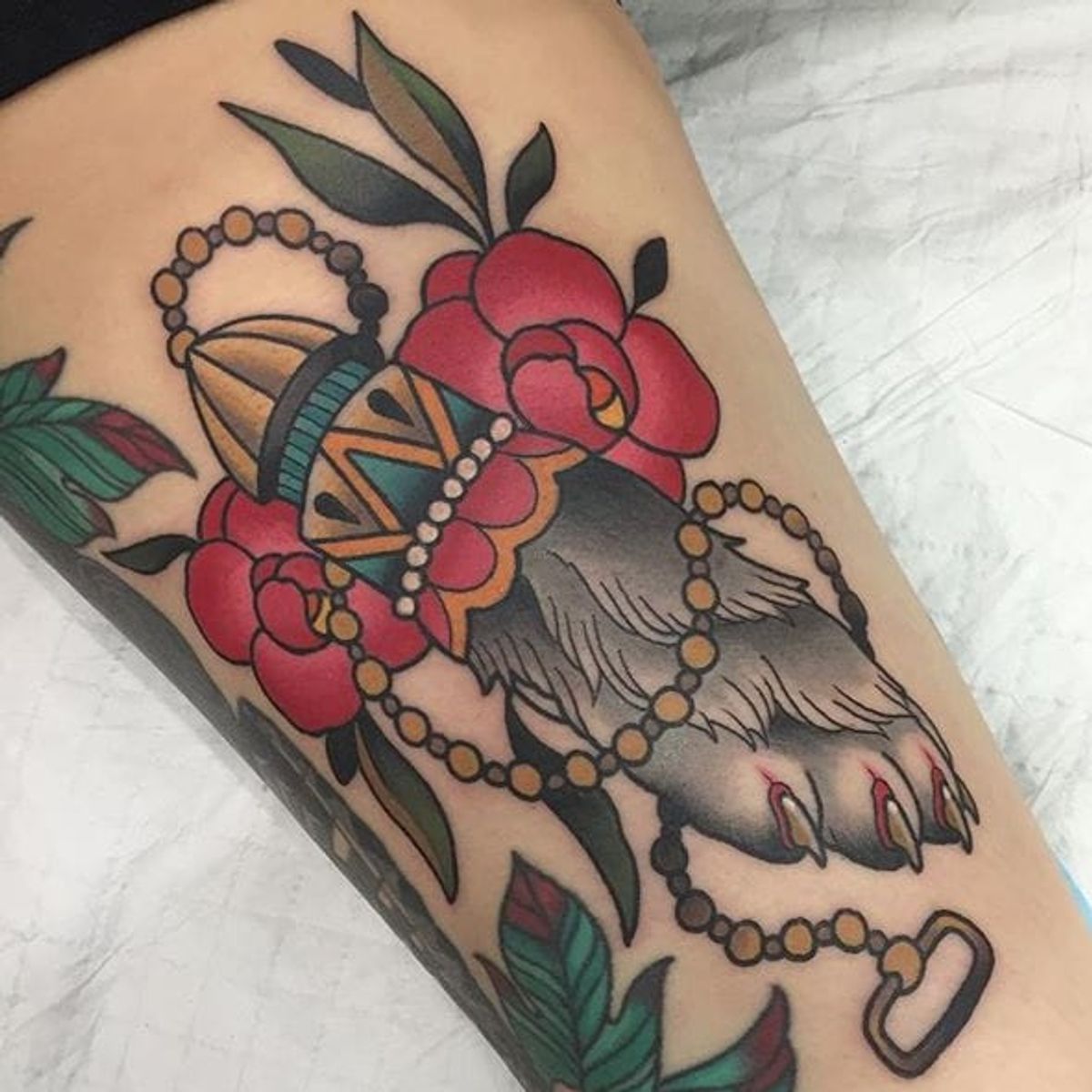 Tattoo uploaded by Ross Howerton • A lovely lucky rabbit's foot via ...