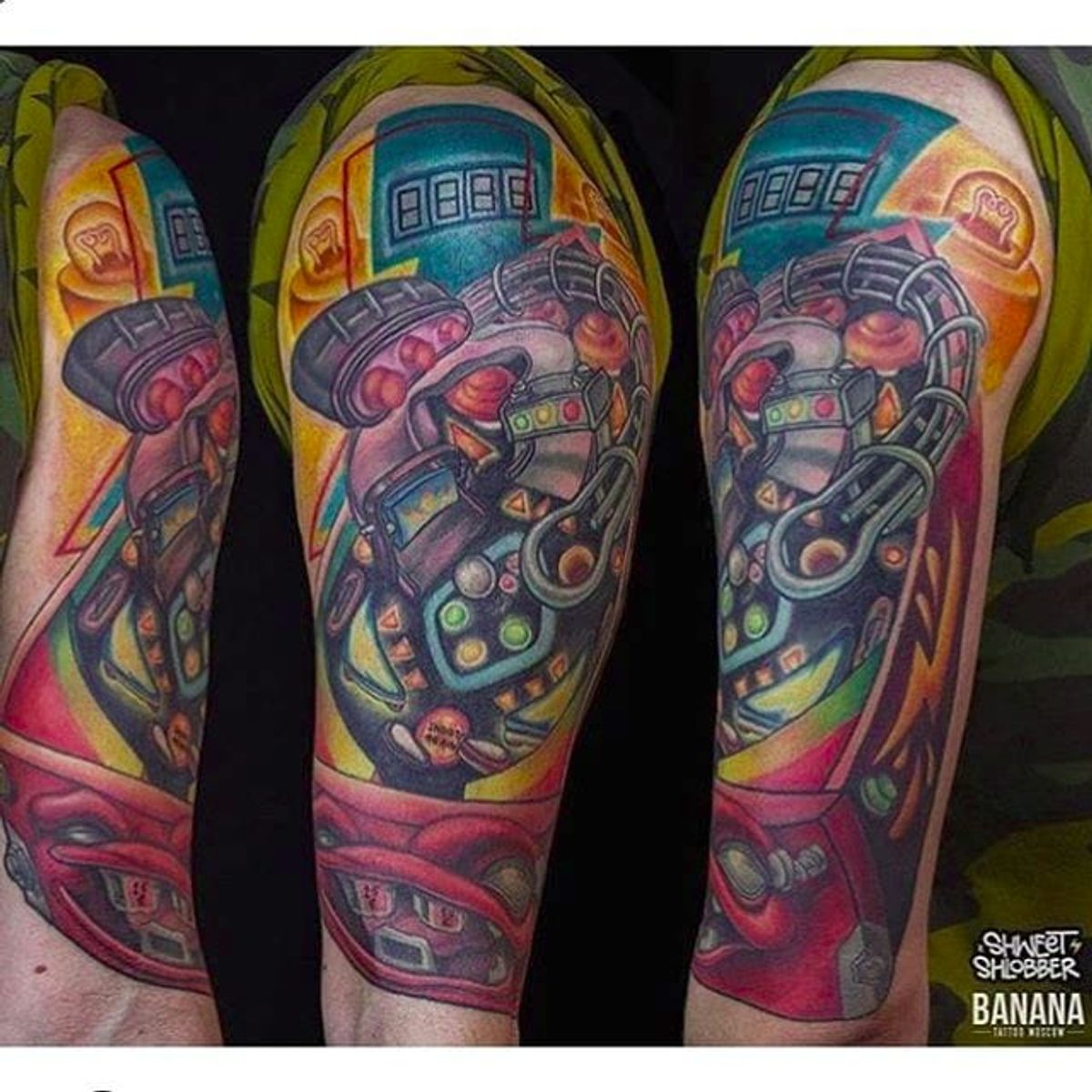 Tattoo uploaded by Servo Jefferson • Pinball piece by Dasha Kuznetsova ...