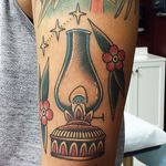 Tattoo uploaded by Robert Davies • Oil Lamp Tattoo by David Bruehl # ...
