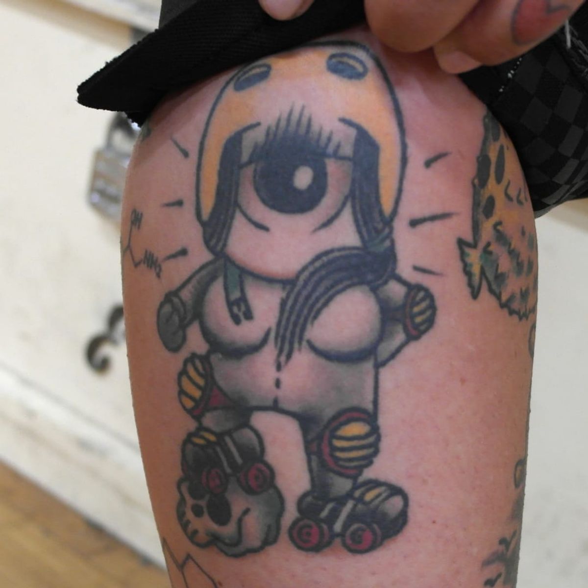 Tattoo uploaded by Anders Jenbo • Stylized portrait of Juggernaut Jelly ...