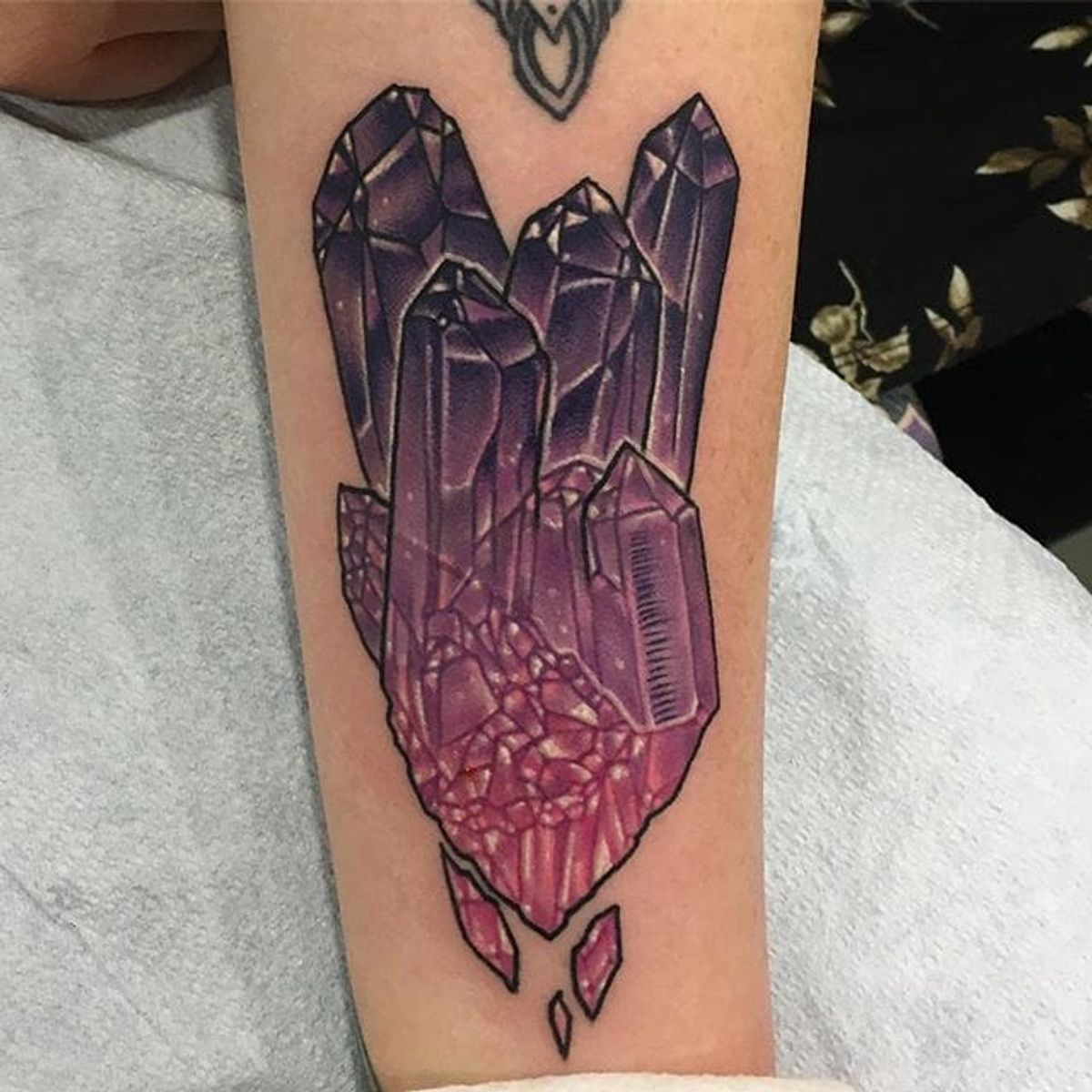 Tattoo uploaded by Robert Davies • Crystal Tattoo by Courtney Raimondi ...