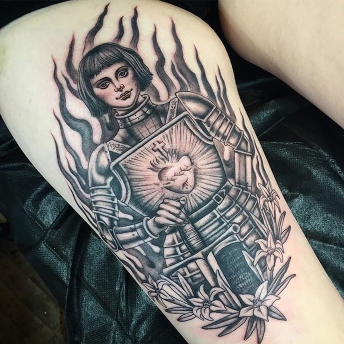 Tattoo uploaded by Tattoodo • Joan of Arc by Sarah Carter Schor # ...