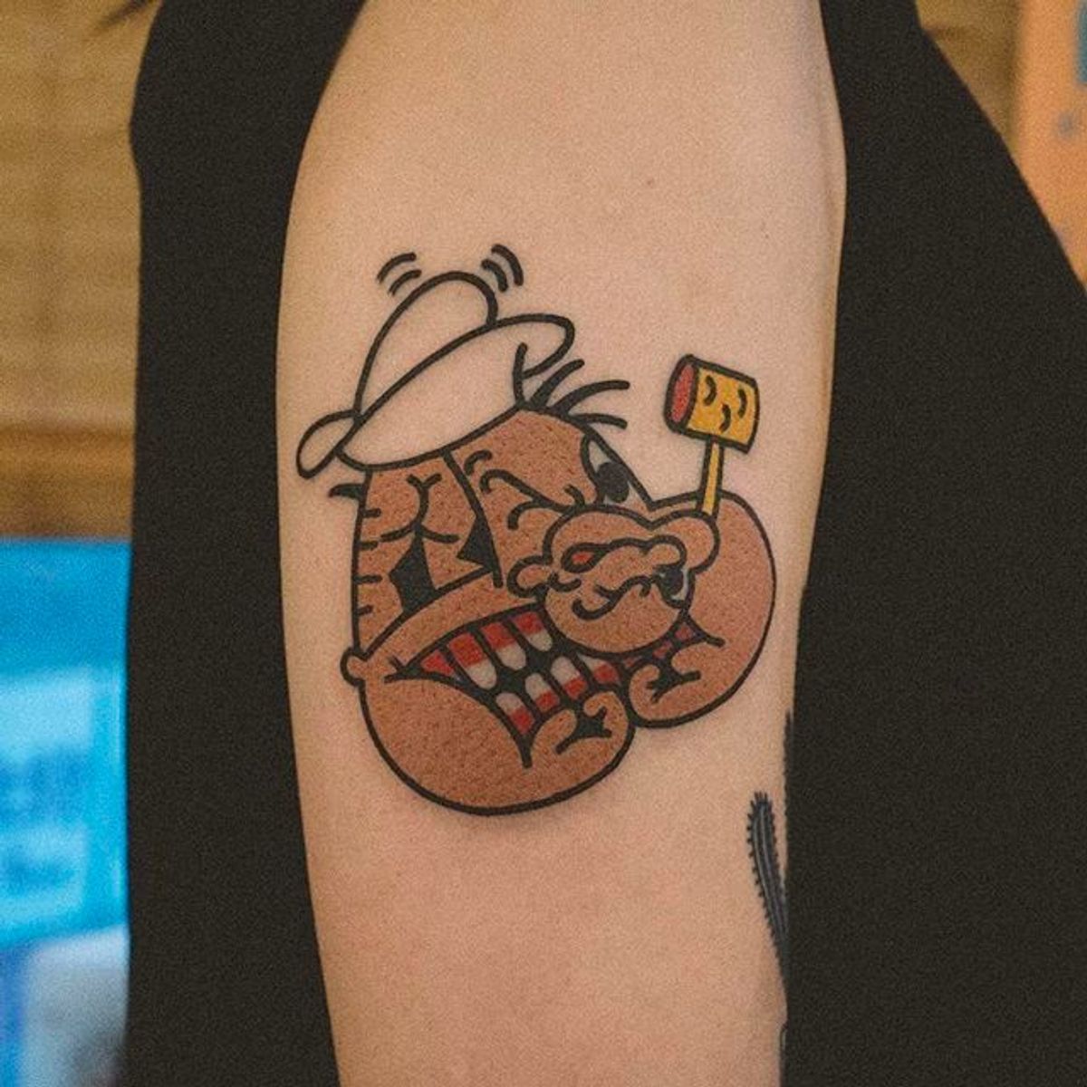 Tattoo uploaded by minerva • Two in One Popeye Tattoo by Woo @Woo ...