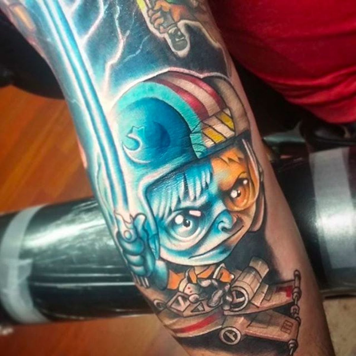 Tattoo uploaded by rcallejatattoo • Rad looking Luke Skywalker tattoo ...
