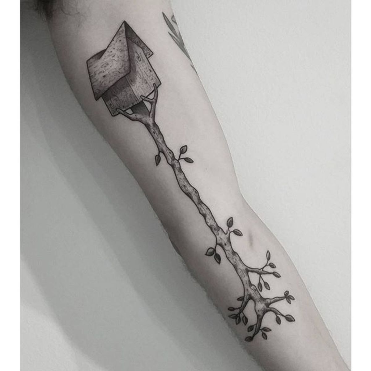 Tattoo uploaded by Robert Davies • Tree House Tattoo by Bernardo ...