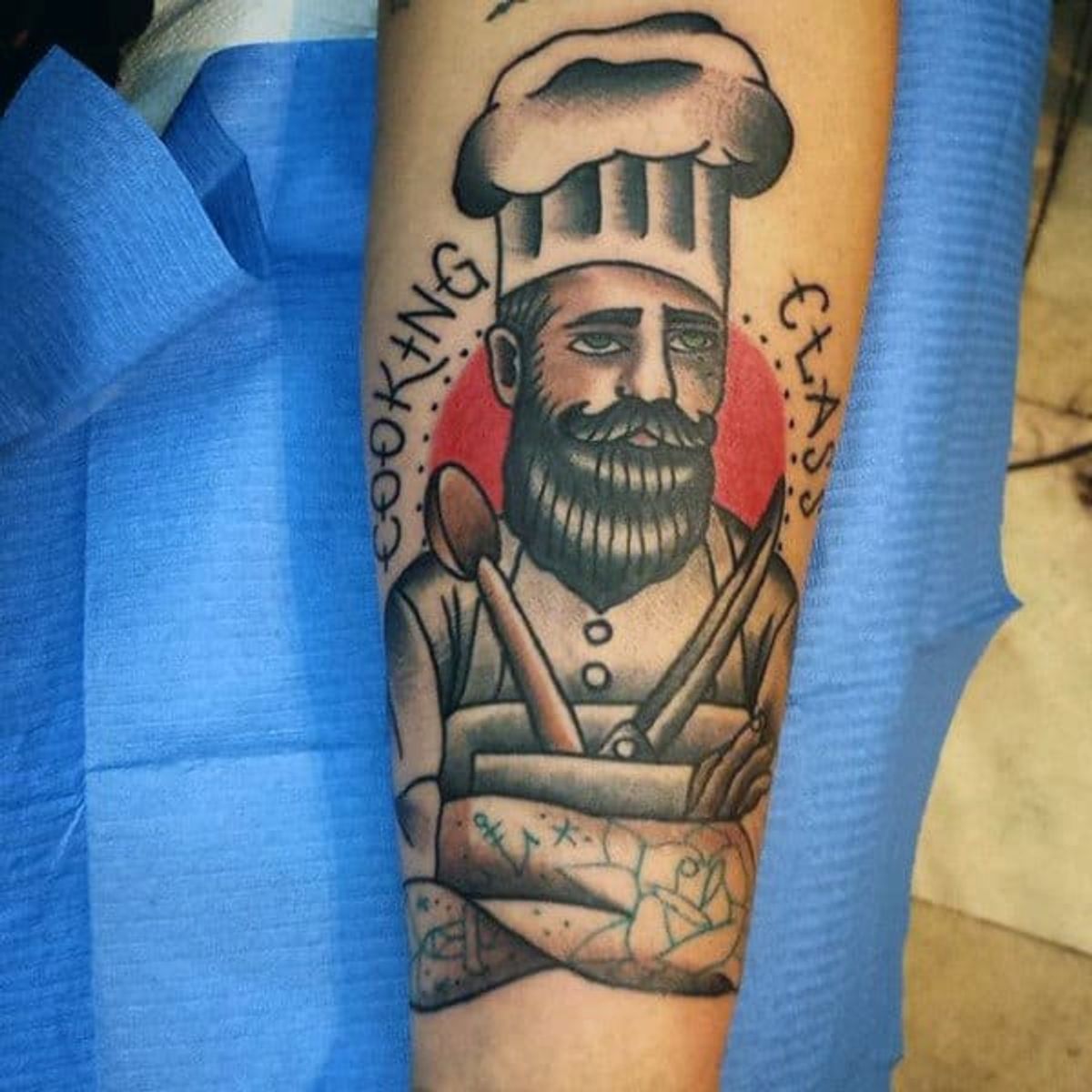 Tattoo uploaded by Tattoodo • Cooking Class, oi oi oi. #culinary #chef ...