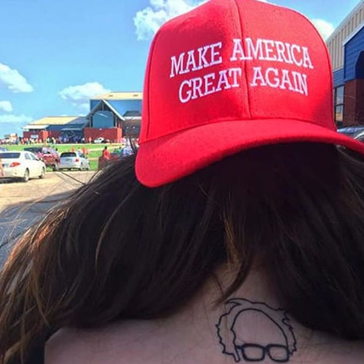 Tattoo uploaded by Tattoodo • Undercover Bernie Sanders fan, Mackenzie ...