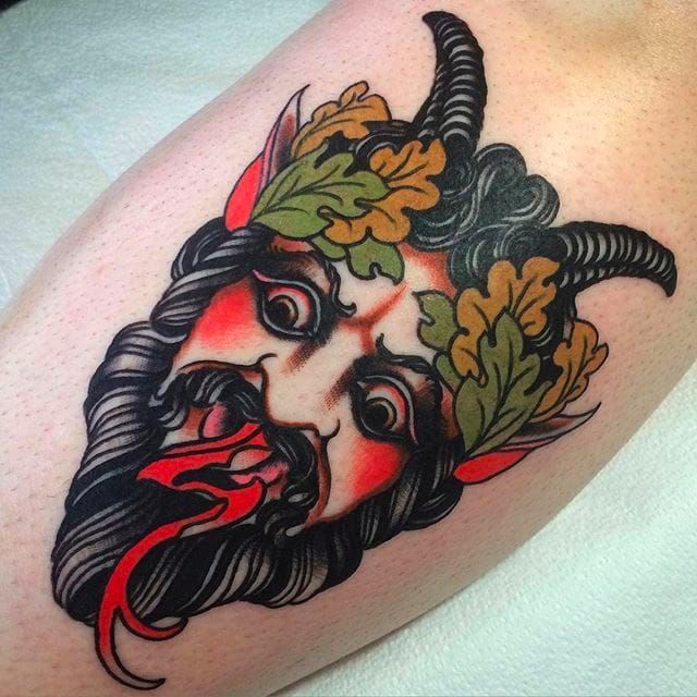 Satyr tattoo - Bronctattooaus.com