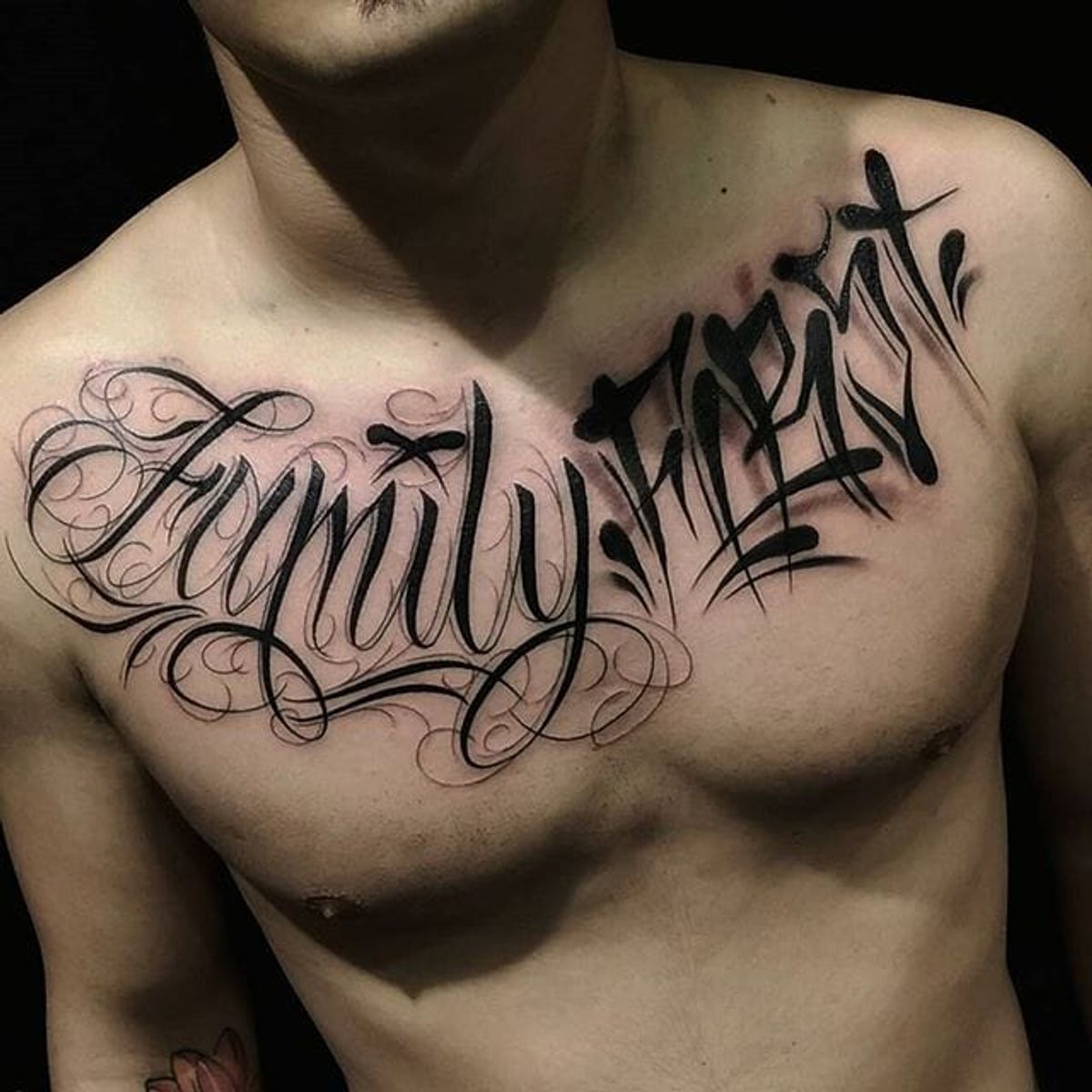 Tattoo uploaded by Robert Davies • Lettering Tattoo by Web MC # ...