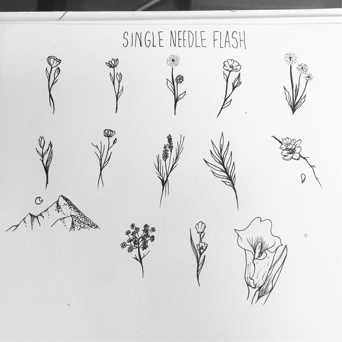 Tattoo uploaded by Lisa Petersen • Single needle flash by Liz Kim. Hook ...