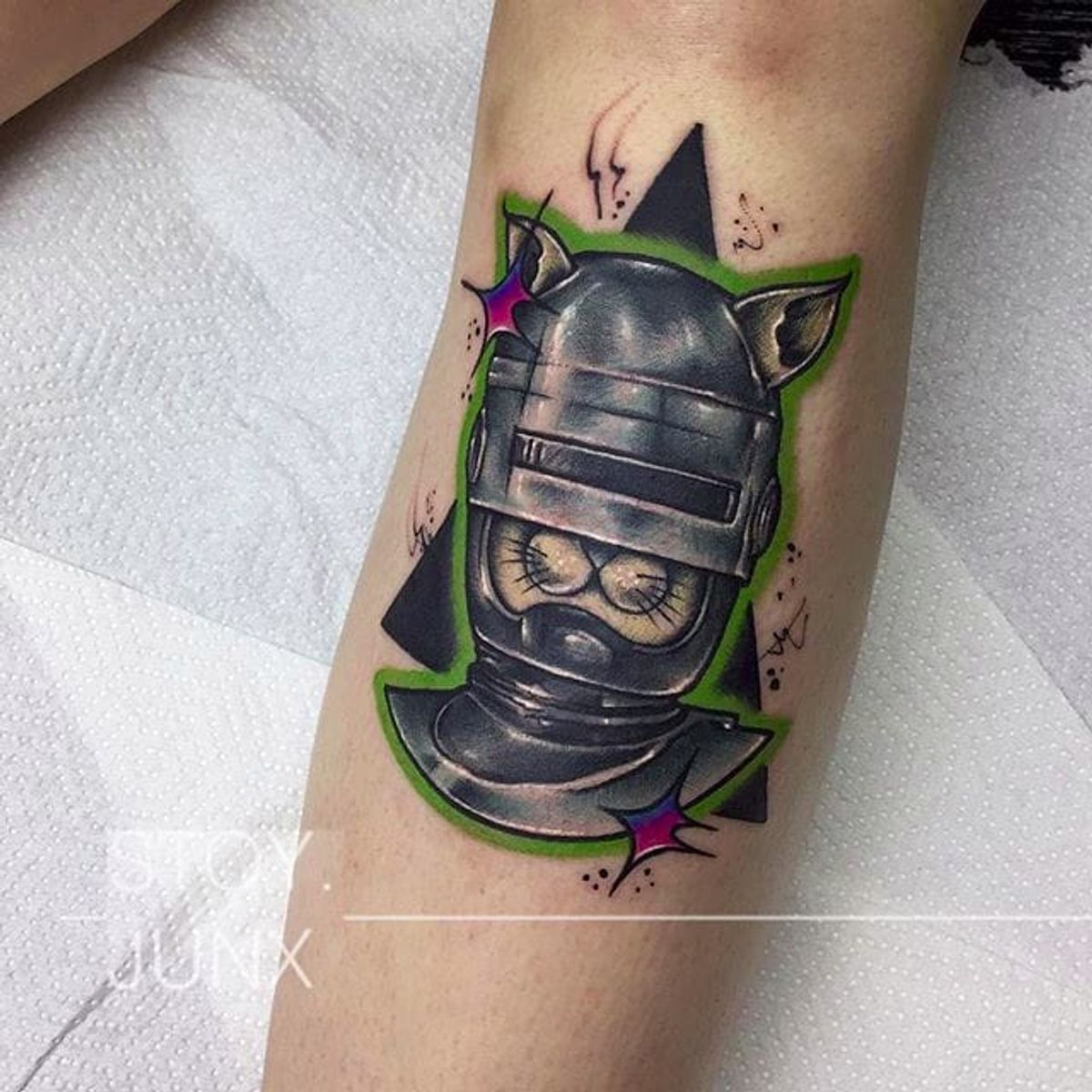 Tattoo uploaded by Servo Jefferson • Robocat by Stoy Junx (via IG ...