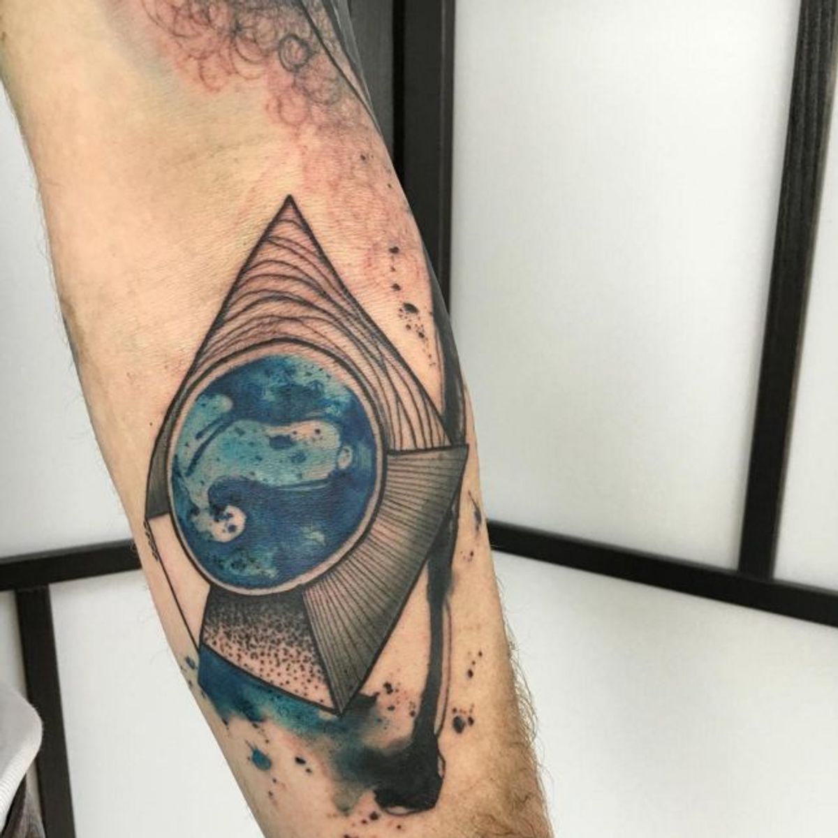 Tattoo uploaded by Rebecca • Abstract shape tattoo by Emrah de Lausbub ...