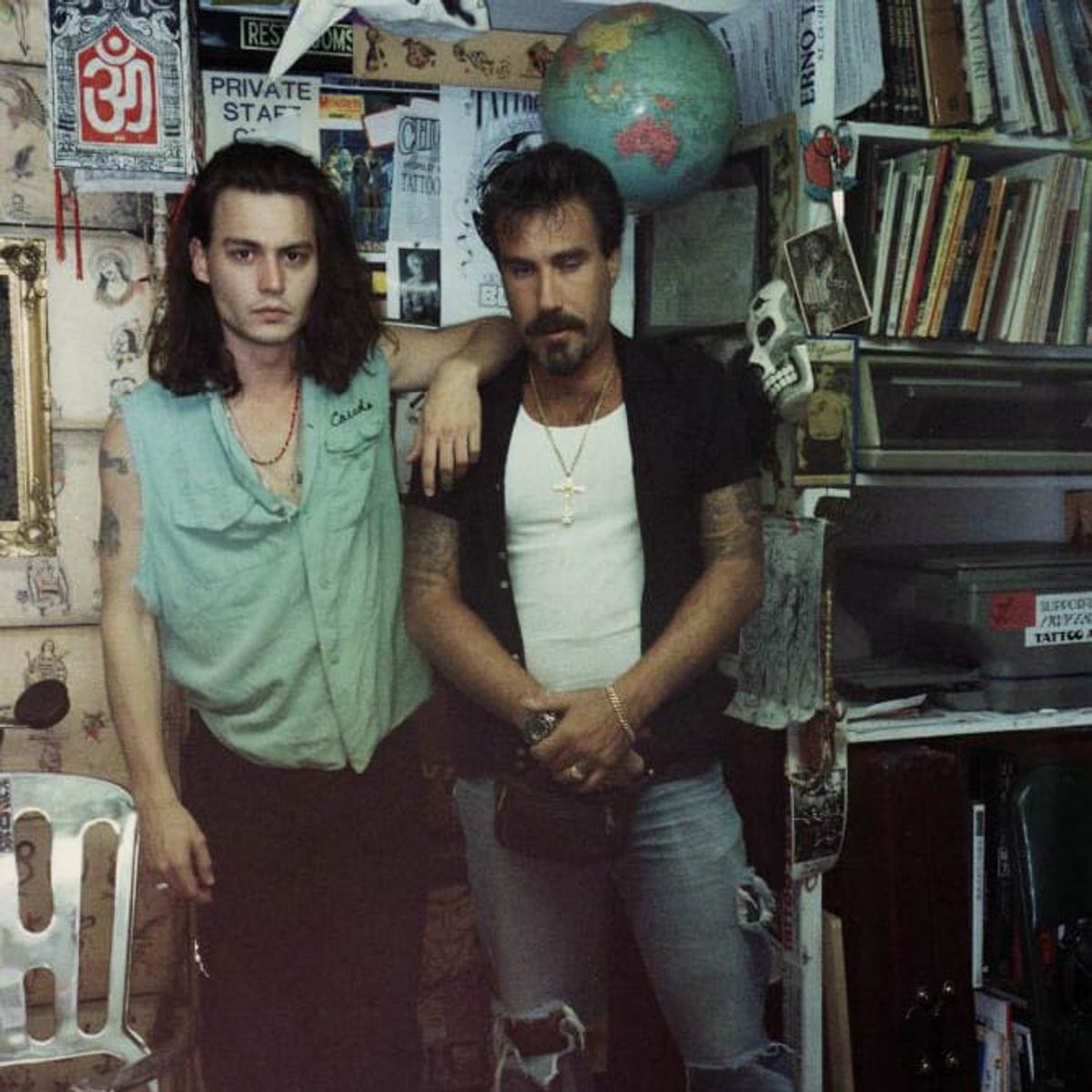 Tattoo uploaded by Justine Morrow • Jonathan Shaw tattooing Johnny Depp #JonathanShaw # ...