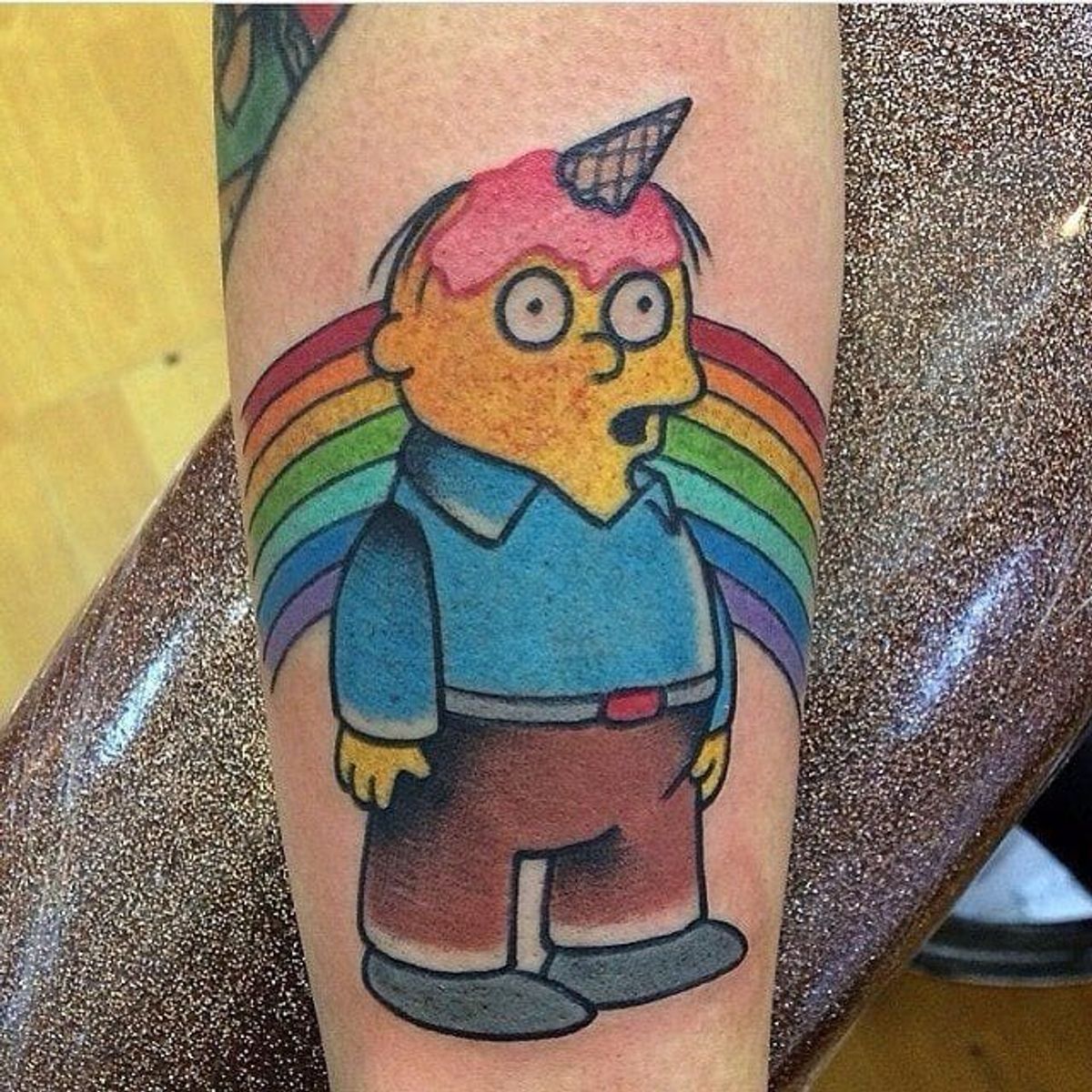 Tattoo uploaded by Robert Davies • Ralph Wiggum Tattoo by Alex ...