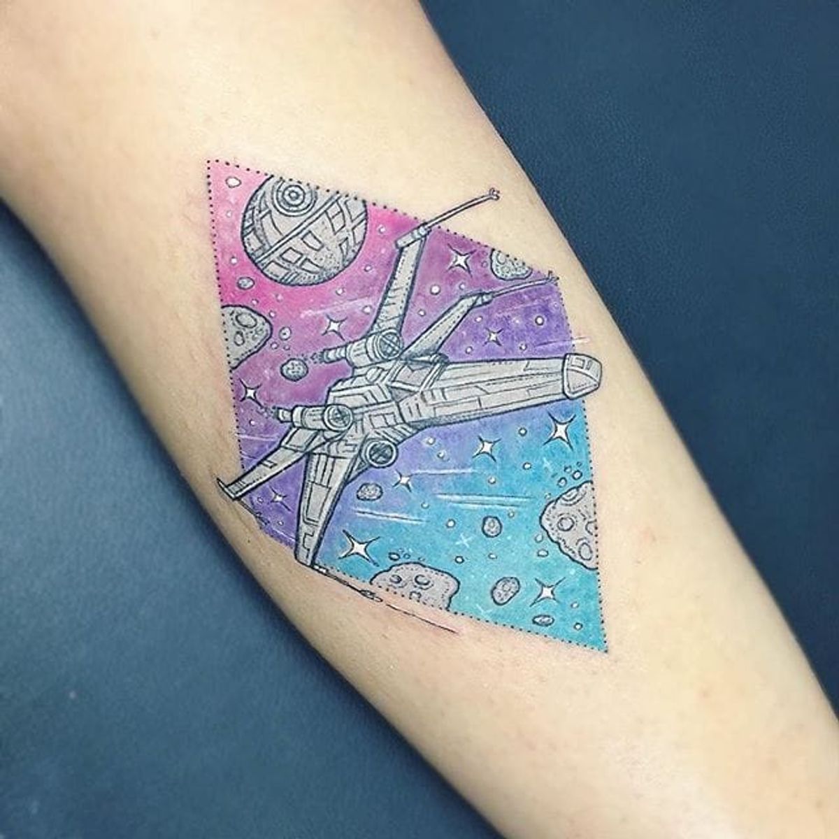 Tattoo uploaded by Robert Davies • X-Wing Tattoo by Lilian Raya #xwing ...