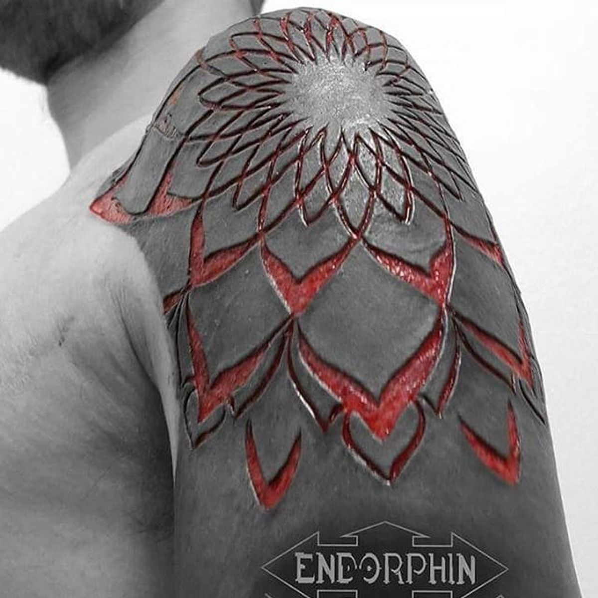 Tattoo uploaded by Robert Davies • Scarification Design by Dave Santoni ...