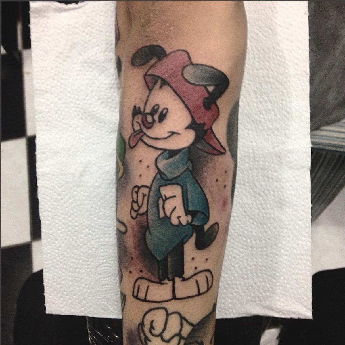 Tattoo uploaded by Ross Howerton • A portrait of Wakko from Animaniacs ...