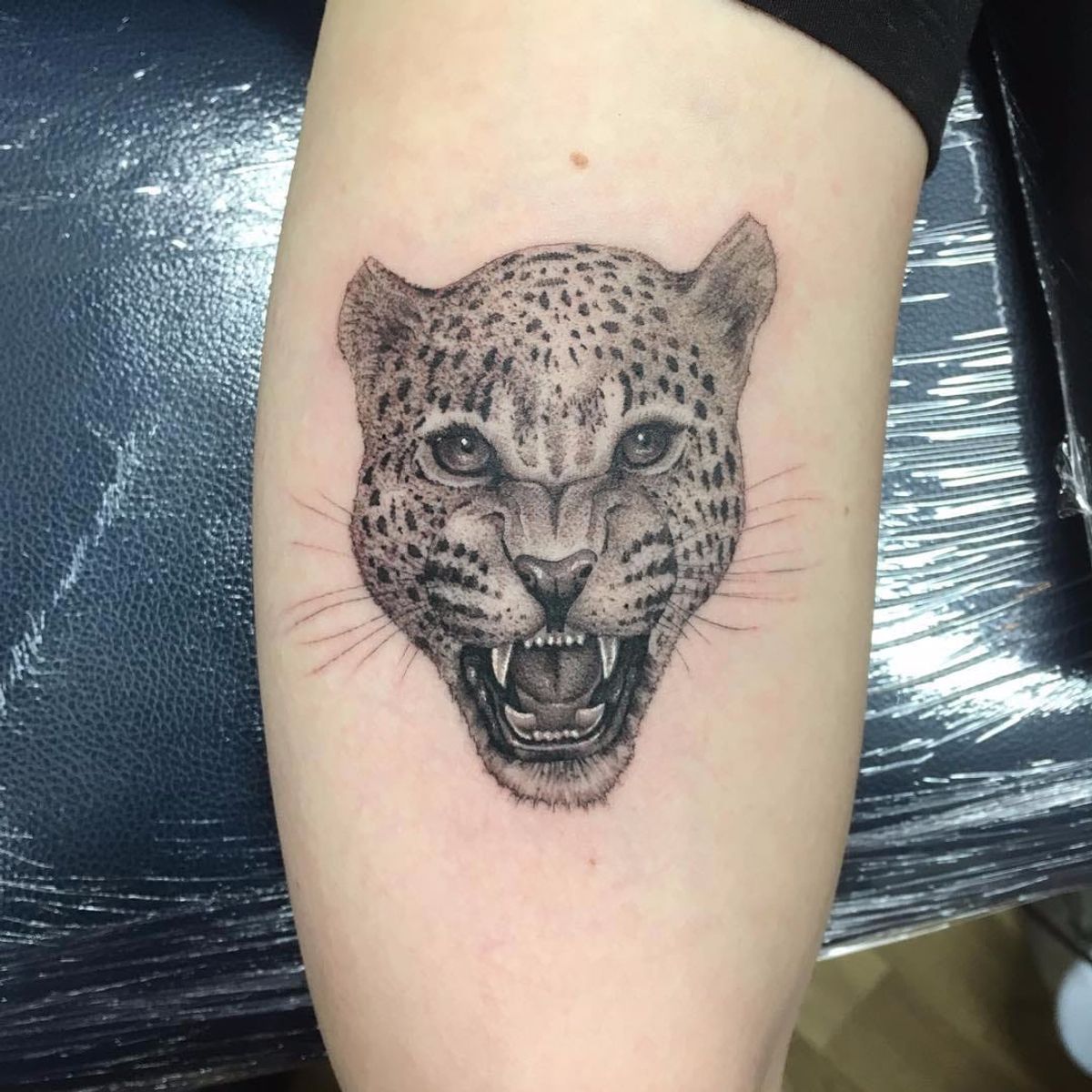 Tattoo uploaded by Tattoodo • Cat on the prowl by Oliver Macintosh # ...
