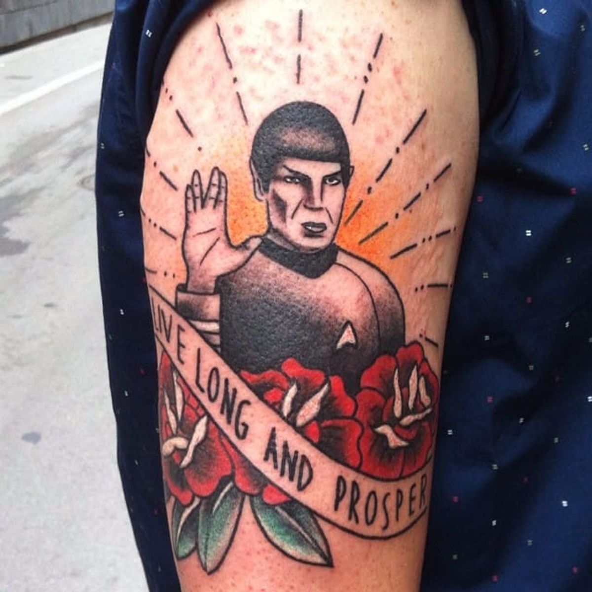 Tattoo uploaded by Xavier • Spock tattoo by Santi Cuevas. #spock # ...