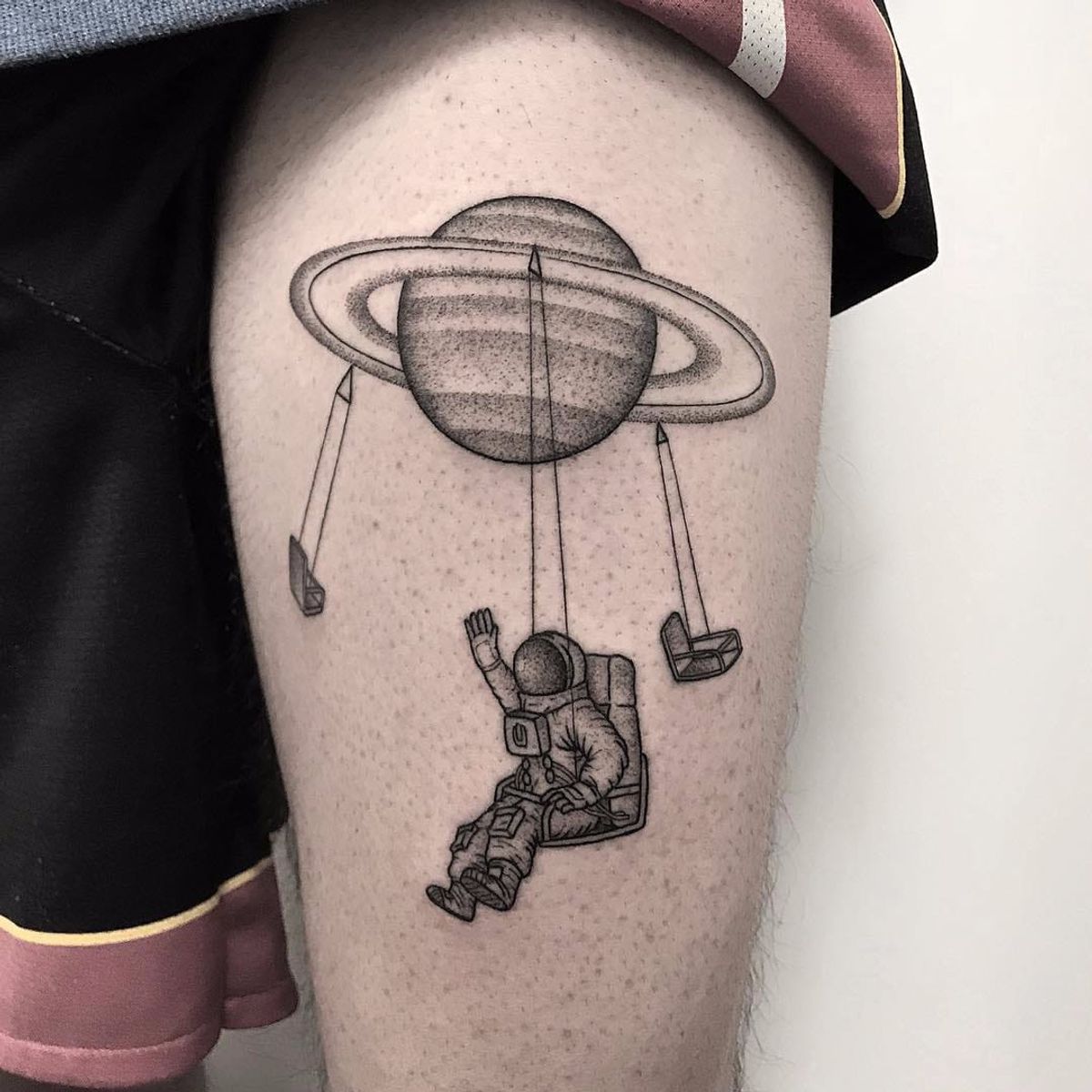 Tattoo uploaded by Tattoodo • The Saturn Space Ride by Michele Volpi # ...