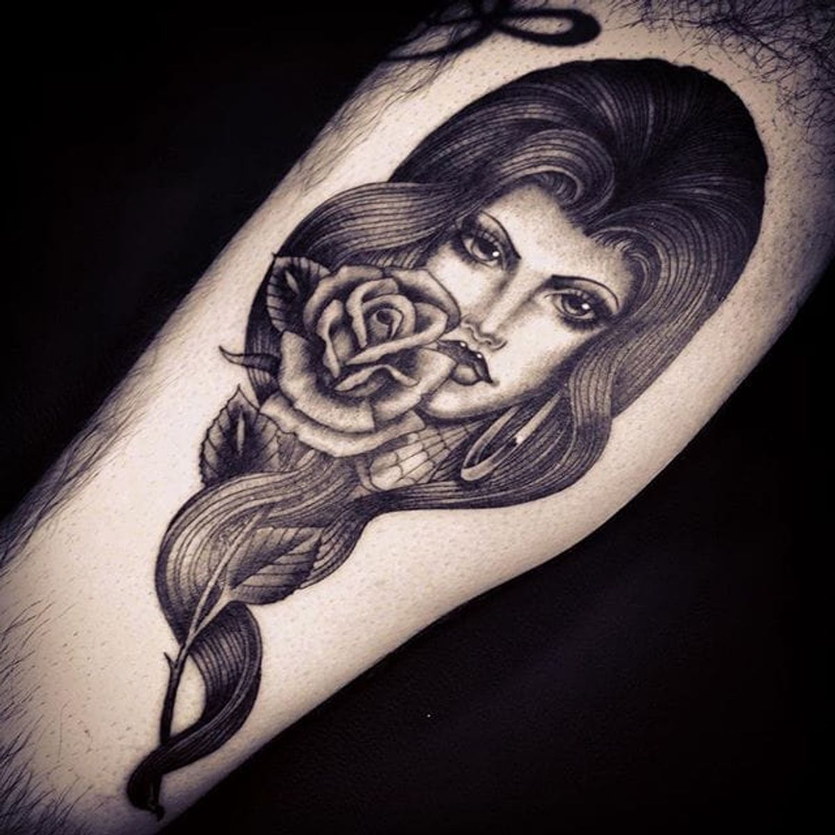 Tattoo uploaded by Robert Davies • Girl Tattoo by Chuco Moreno # ...