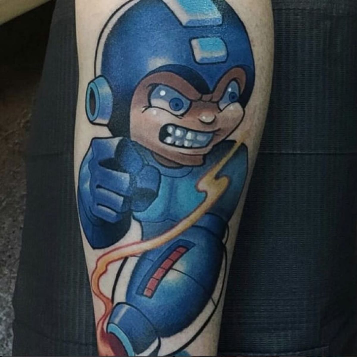 Tattoo uploaded by Charlie Connell • A gritty Mega Man by Marty McEwan ...