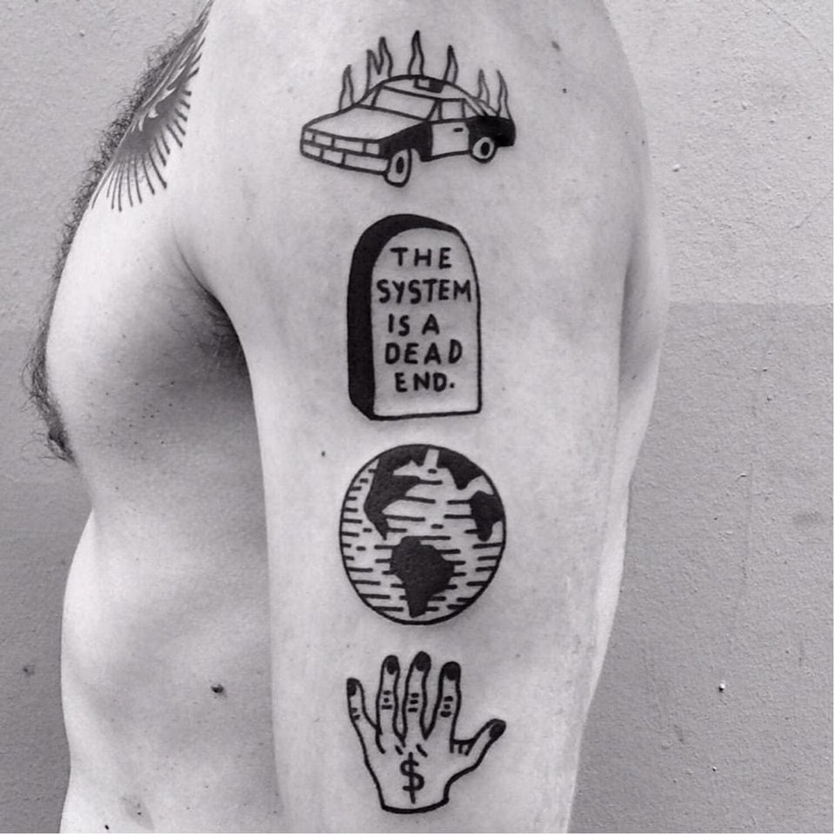 Tattoo uploaded by JenTheRipper • Anticapitalist tattoo by Eterno # ...