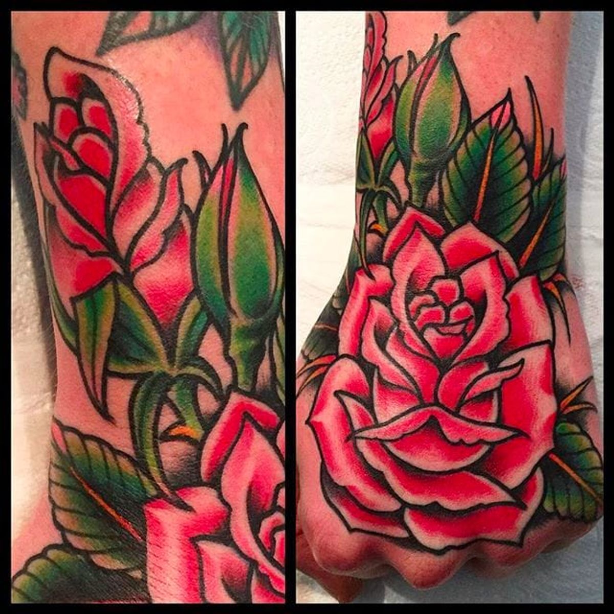 Tattoo uploaded by rcallejatattoo • Clean and beautiful rose tattoo ...
