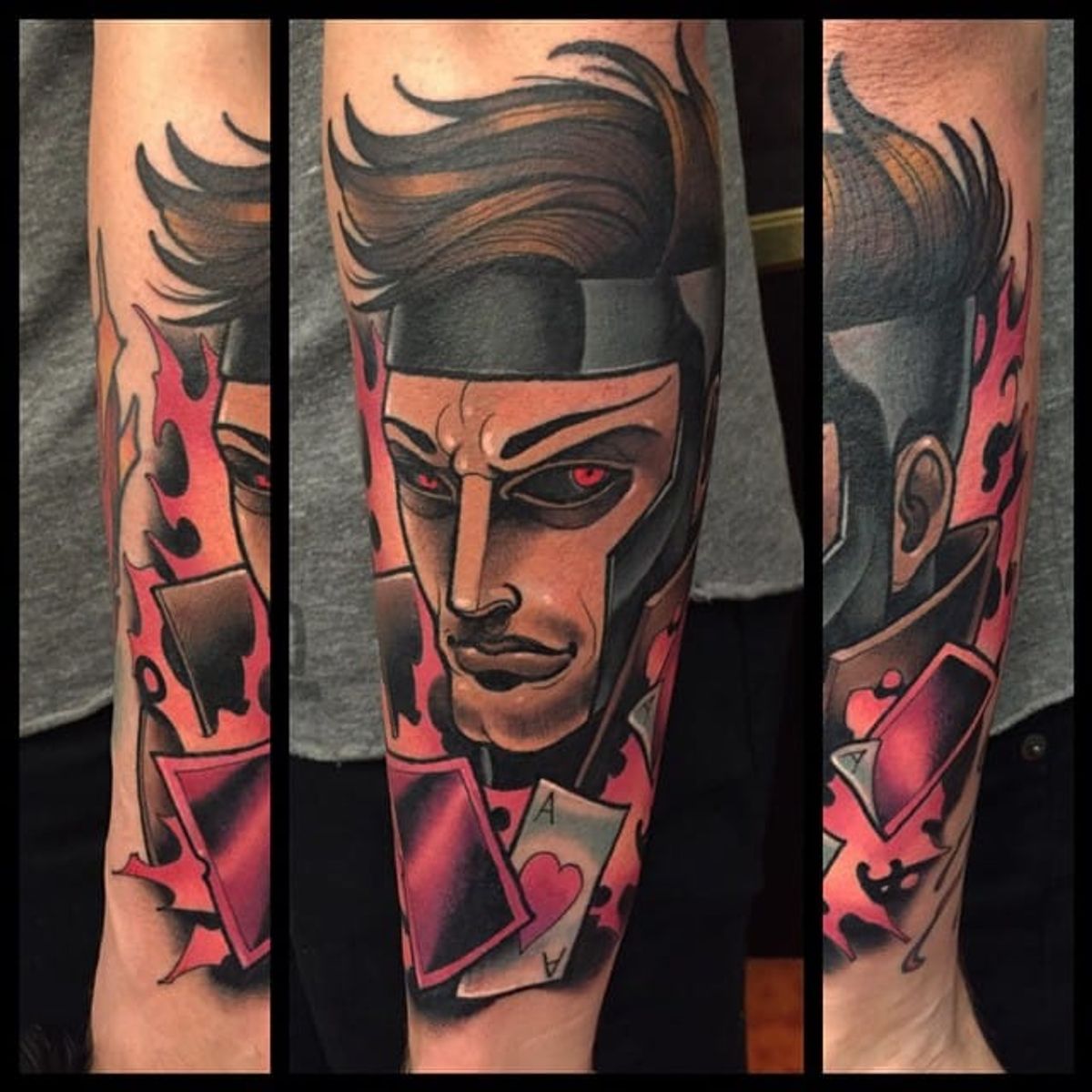 Tattoo uploaded by Filipe Lopes • #gambit #Xmen #nerd #comics # ...