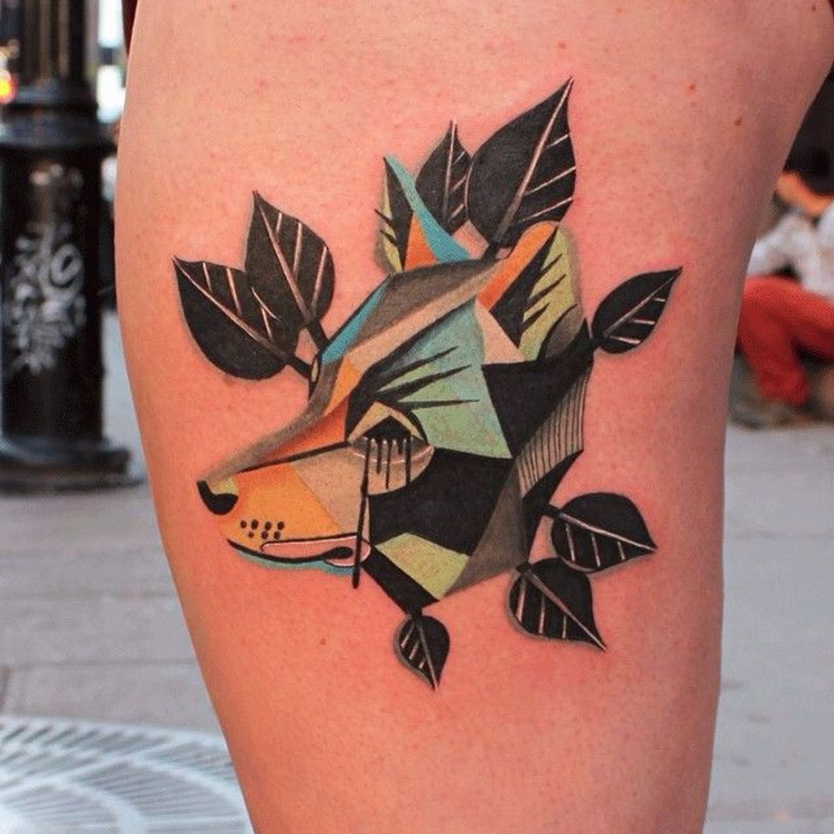Tattoo uploaded by JenTheRipper • Low Poly Tattoo by Karl Marks #fox # ...