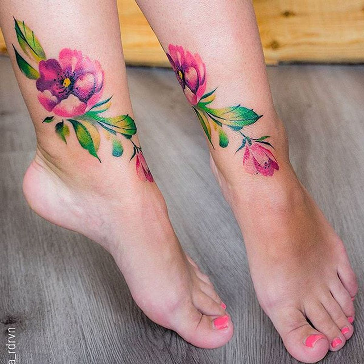 Tattoo uploaded by Alex Wikoff • Purple Flowers by Sasha Marsh (via IG ...