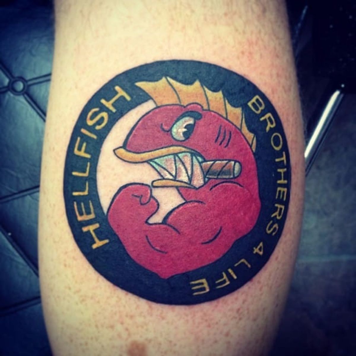 Tattoo uploaded by Robert Davies • Hellfish Design by Stay True Tattoos ...