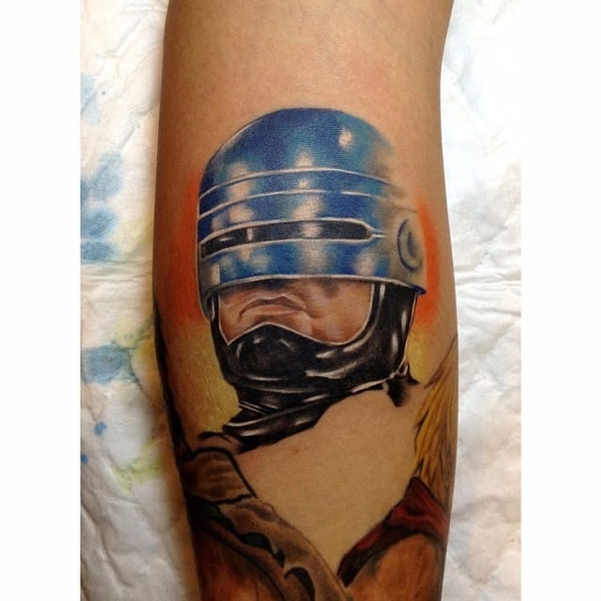Tattoo uploaded by Robert Davies • RoboCop Tattoo by @gogh_gogh # ...