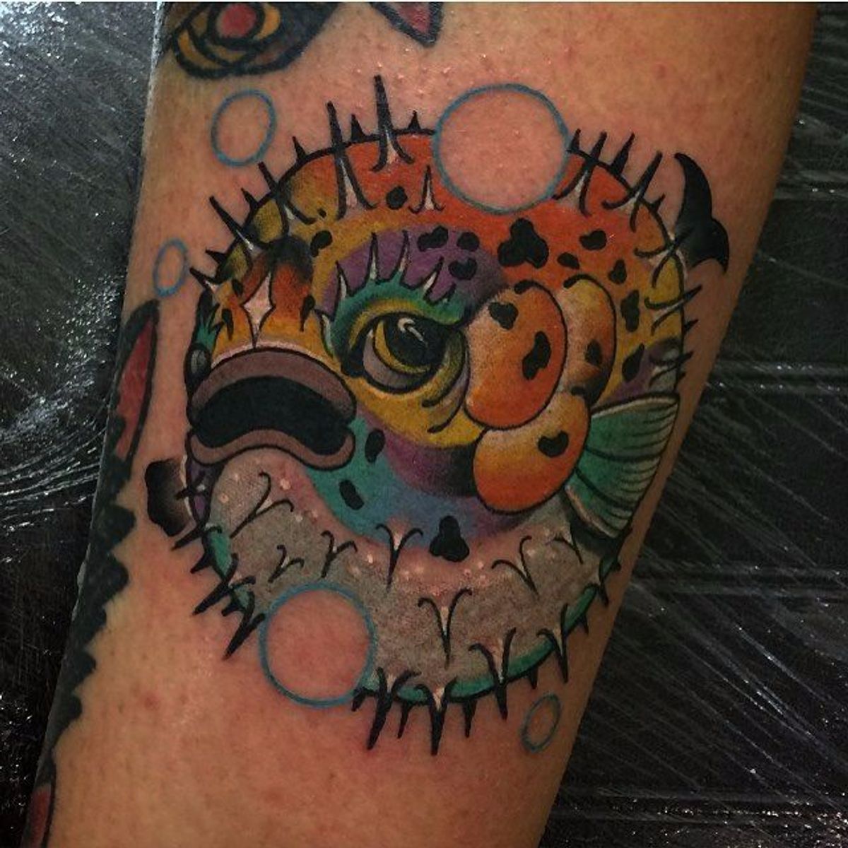 Tattoo uploaded by Robert Davies • Pufferfish Tattoo by Jay Muirhead # ...