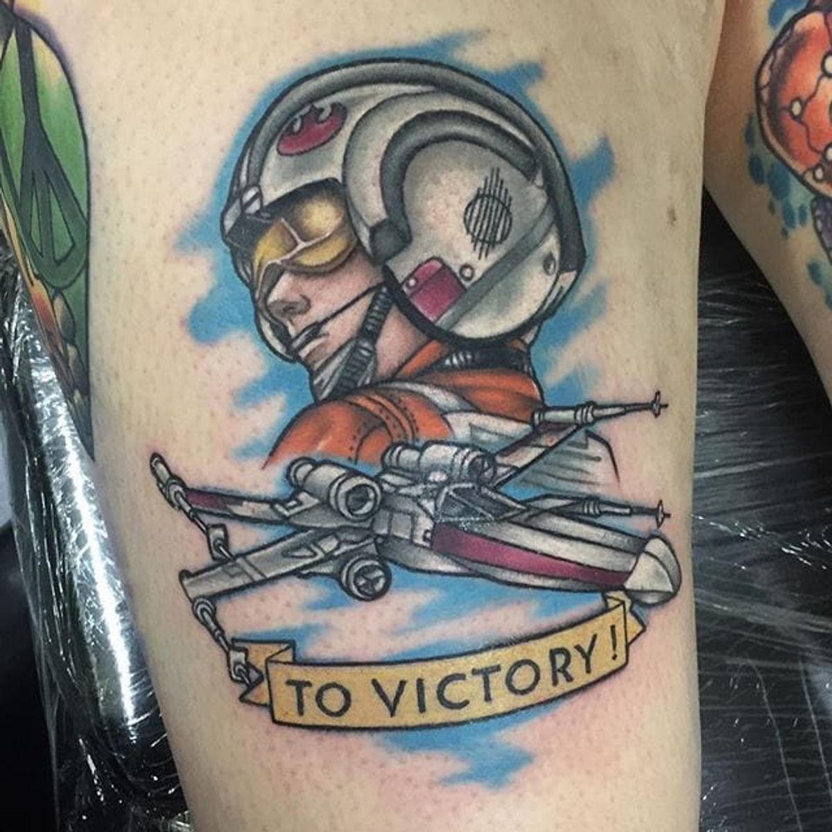 Tattoo uploaded by Robert Davies • X-Wing Tattoo by Chris Hatch #xwing ...