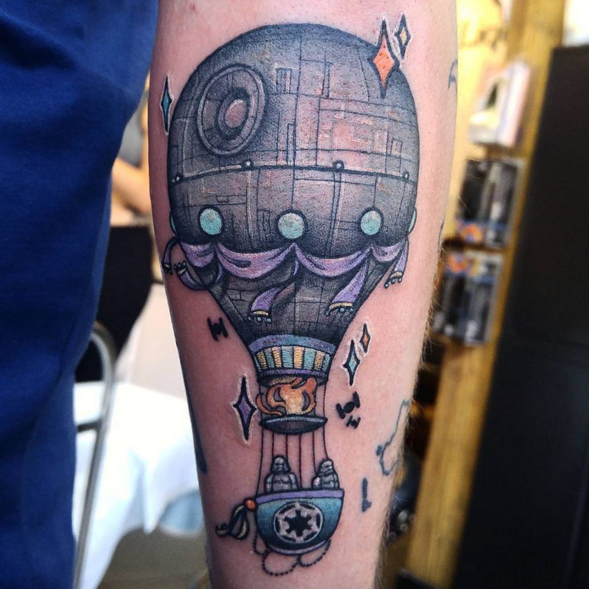 Tattoo uploaded by Joe • A reimagining of the Death Star. (via IG ...