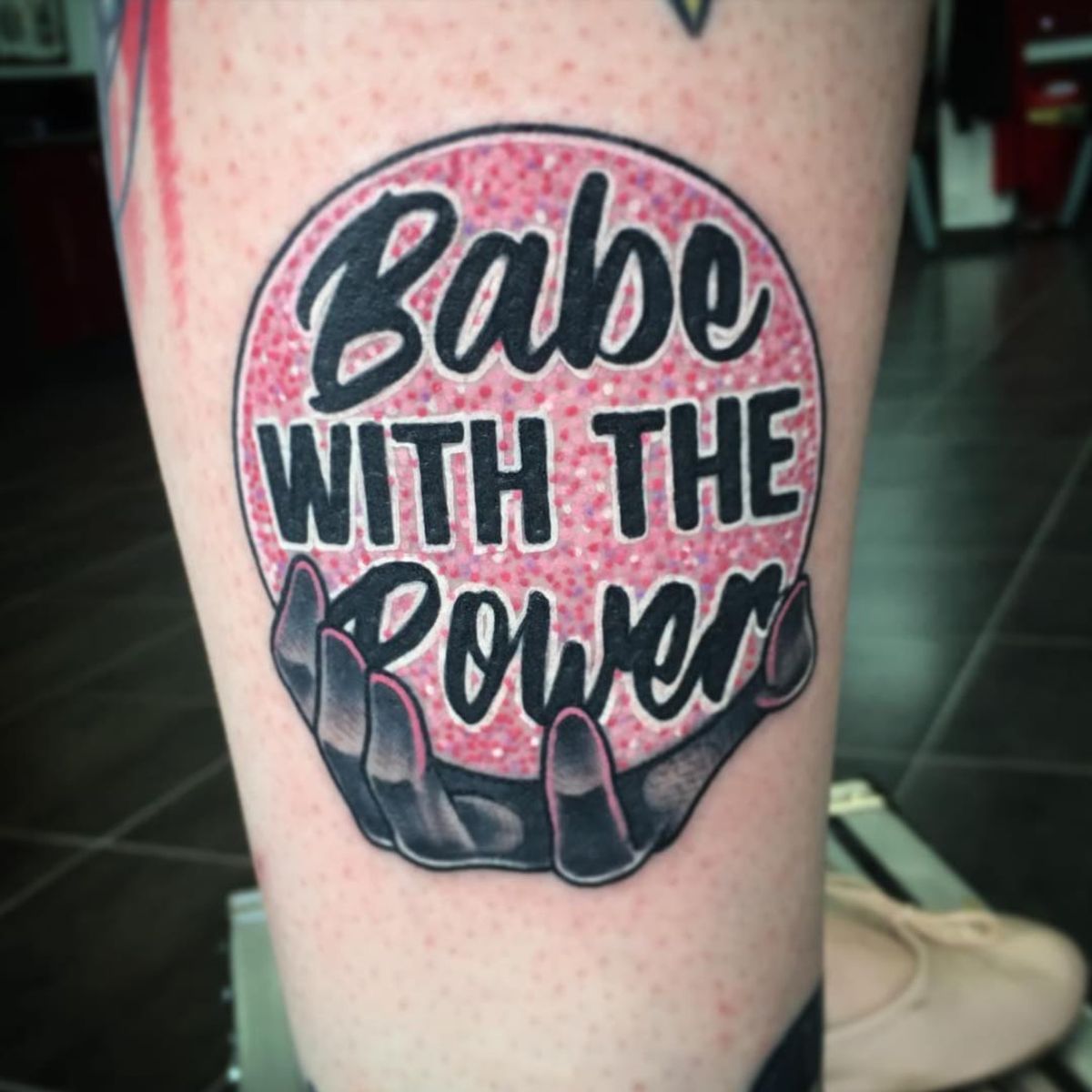 Tattoo uploaded by Ross Howerton • A "babe with the power" banger by ...