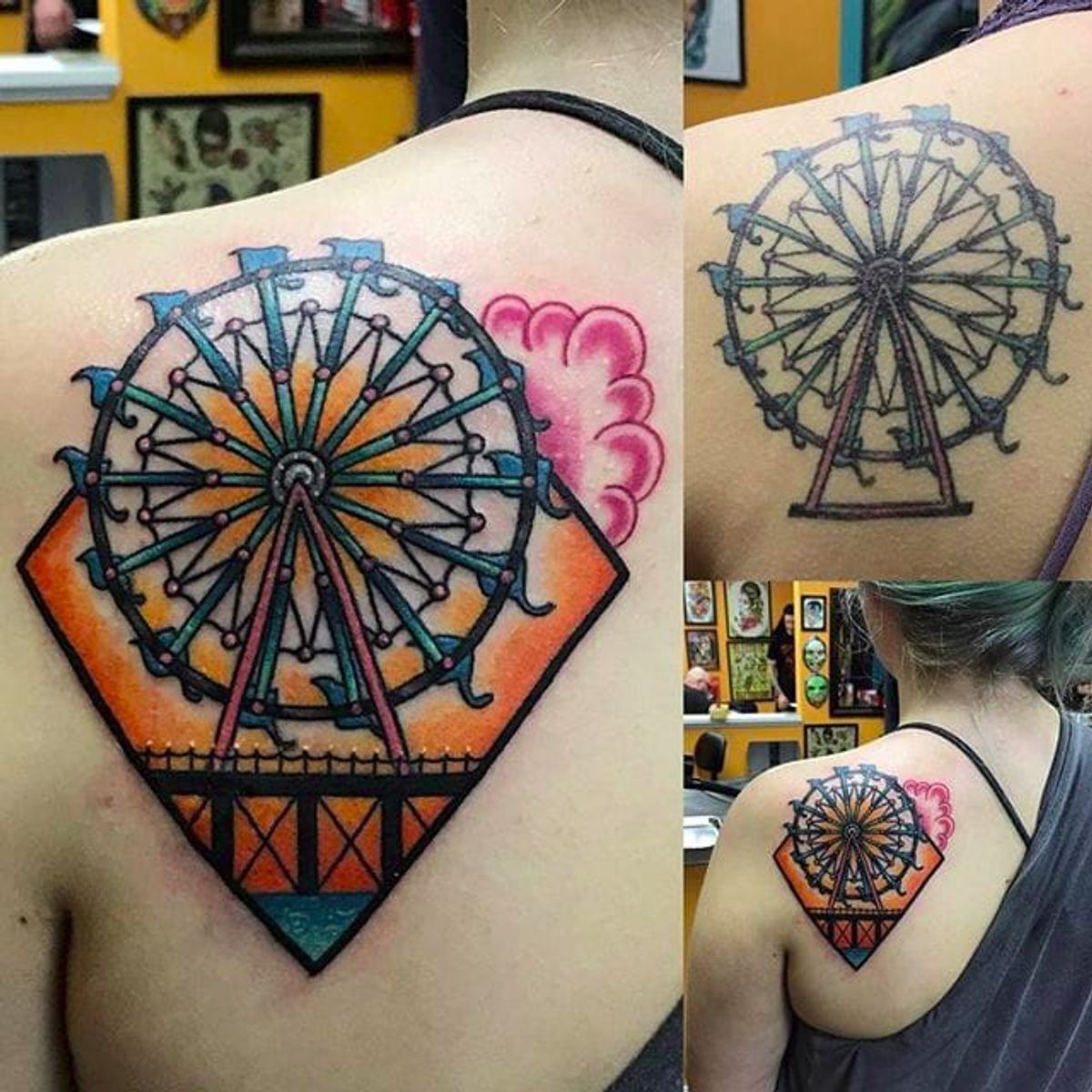 Tattoo uploaded by Servo Jefferson • Ferris wheel by Shana Hall (via IG ...