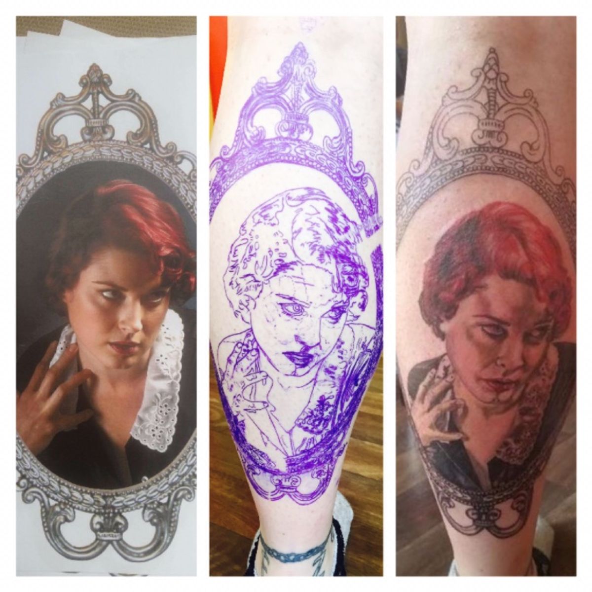 Tattoo uploaded by Sophie • First session of AHS tattoo 😍 • Tattoodo