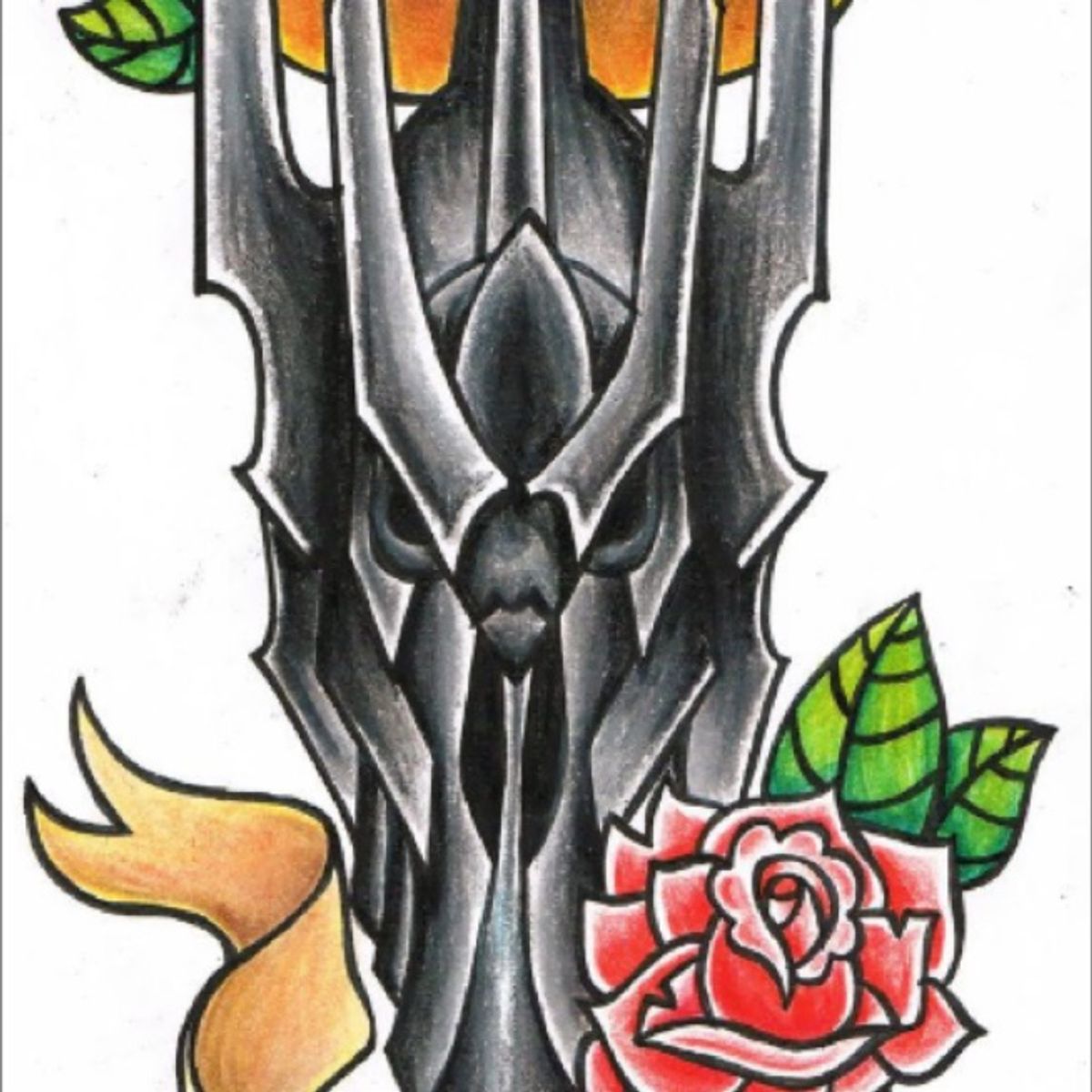 Tattoo uploaded by Jamie • Traditional lotr • Tattoodo