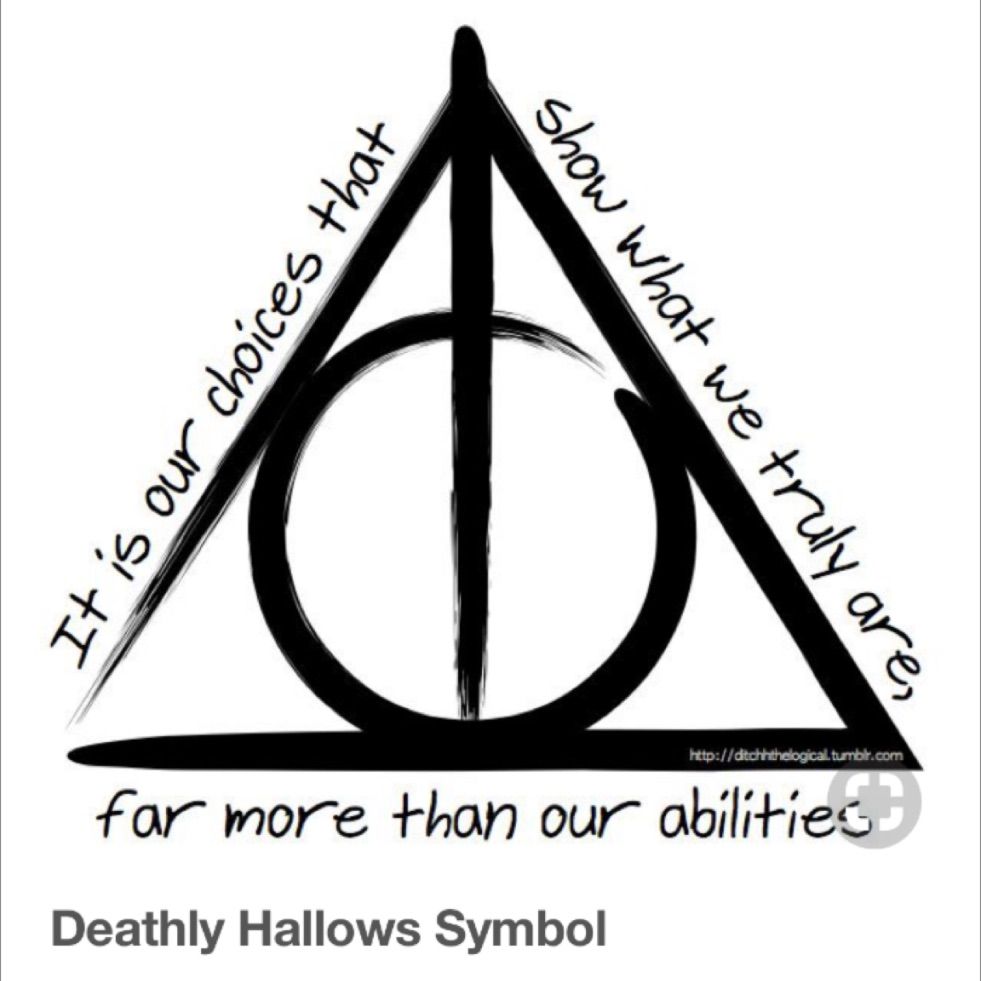 Deathly Hallows Symbol Tumblr